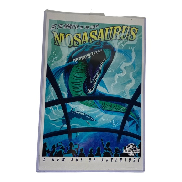 Universal | Art | Universal Studios Jurassic World Mosasaurus Poster ...